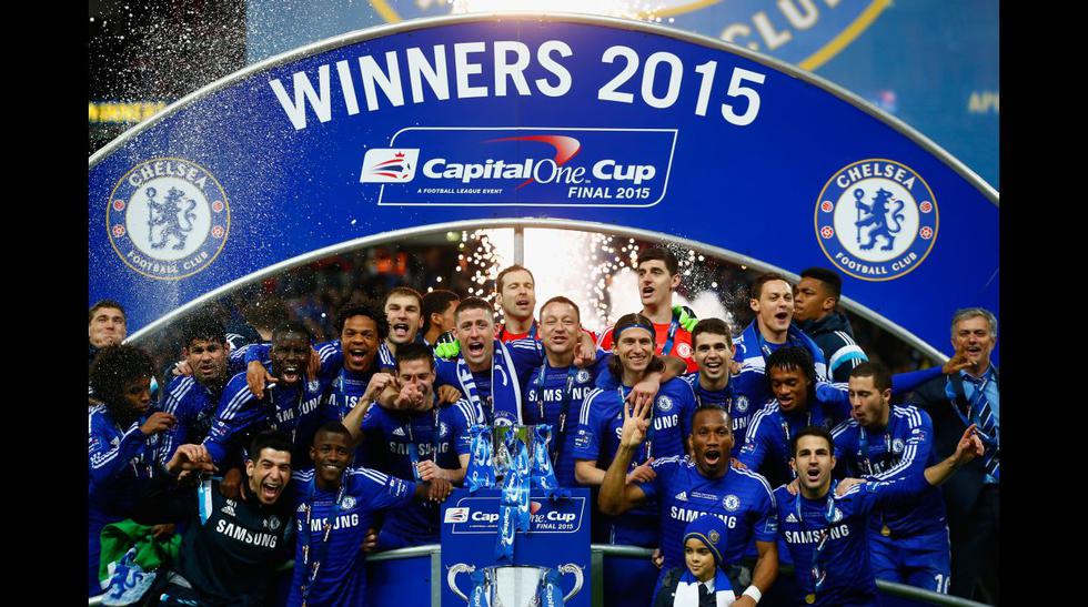 Chelsea: así celebra el título de la Copa de la Liga (FOTOS) | DEPORTE ...