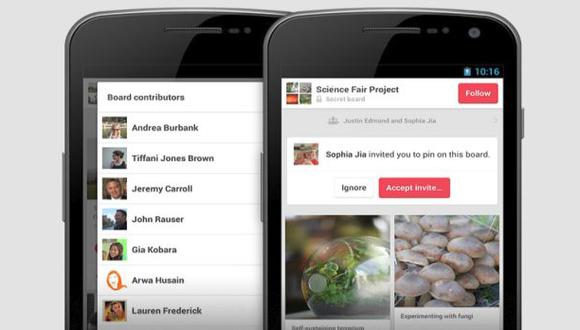 Pinterest actualiza su aplicación para Android | REDES-SOCIALES | EL ...