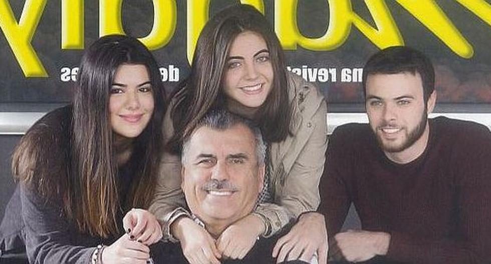Día del padre: Nicolás Lúcar posó con sus hijos para revista local ...