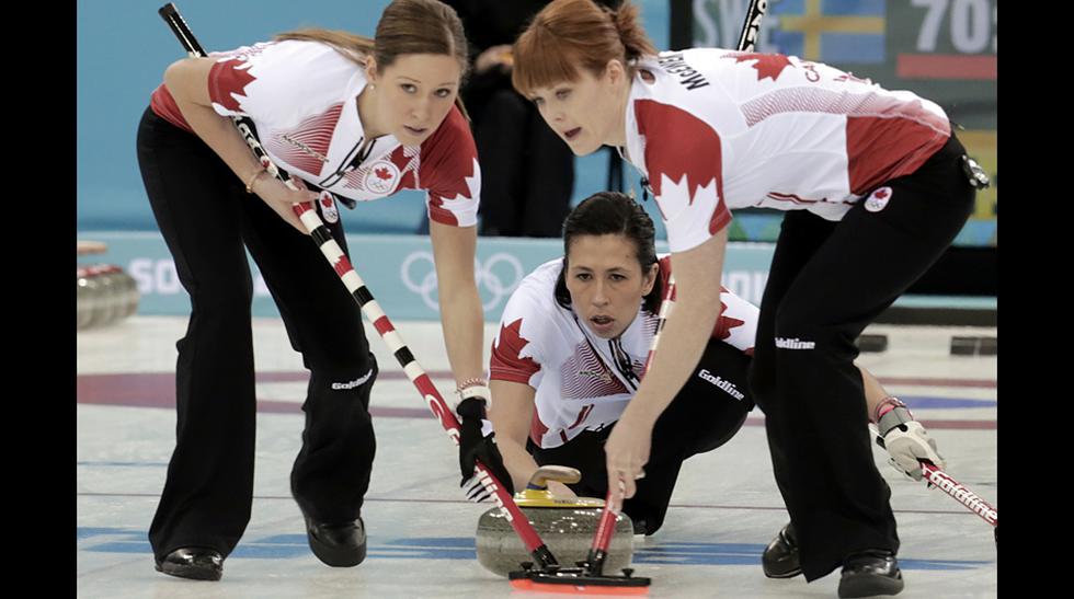 Las canadienses doradas del curling, el deporte furor en Sochi ...