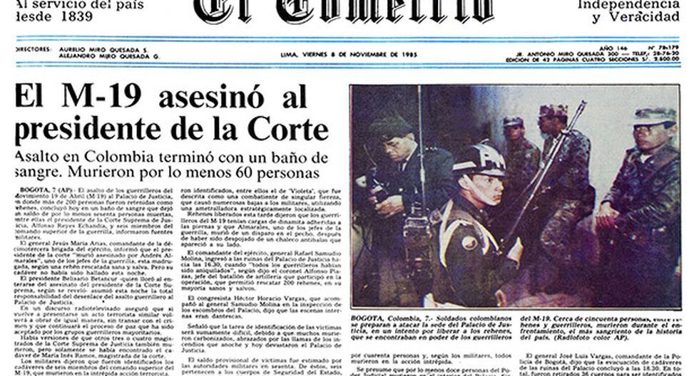Latinoamérica: A 30 años de la toma del Palacio de Justicia de Colombia ...