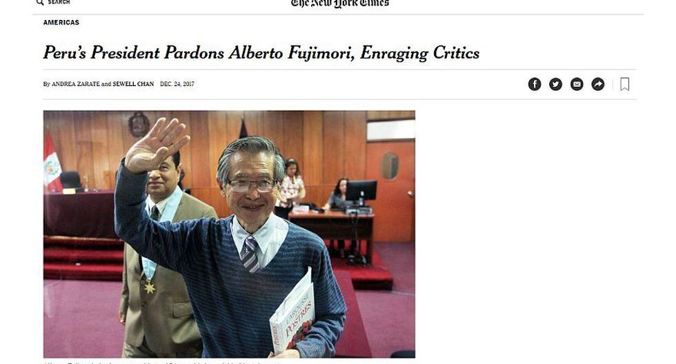 Política: Indulto a Alberto Fujimori en las portadas web del mundo [GALERÍA] | NOTICIAS EL ...