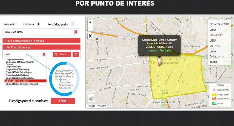 Sucesos: Código Postal Nacional: conoce aquí los nuevos dígitos para tu ...